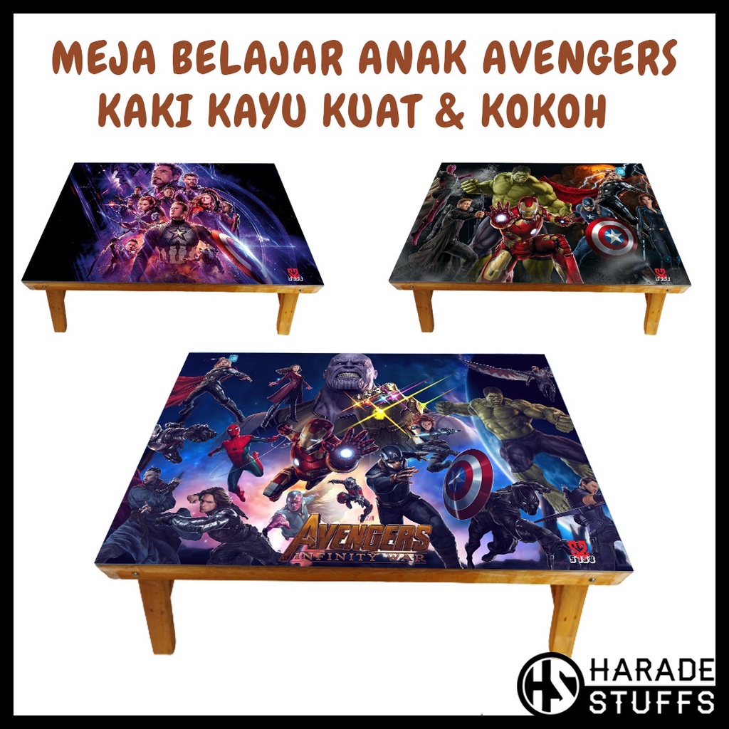 Avengers Character Children's Folding Study Table | Shopee Malaysia