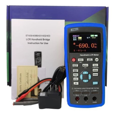Digital LCR Meter Inductance Resistance Capacitance Tester L C R Z X D ...
