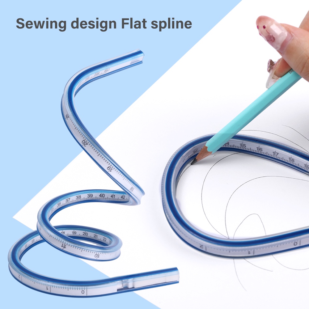 Sewing DIY Design Drawing Drafting Tool / Measuring Flexible Curve ...