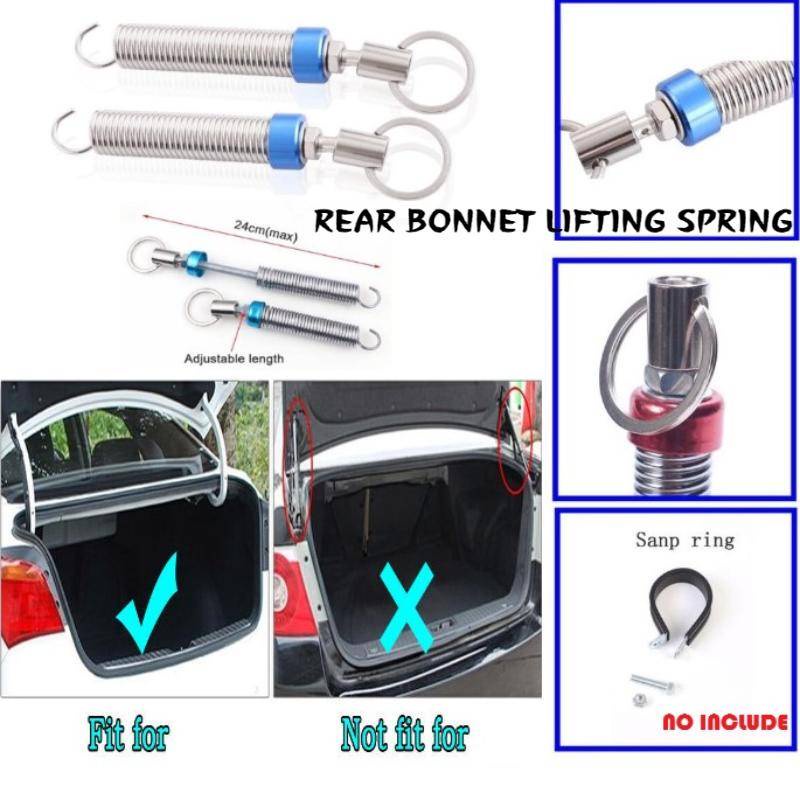 2PCS Car Adjustable Automatic Auto Car Trunk Boot Bonnet Lid Lifting ...