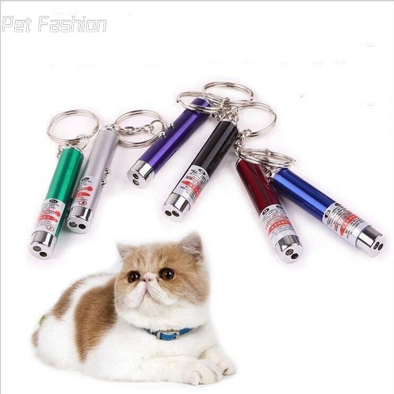 4mW Keychain Laser Pointer 2 In 1 Light Lazer Red Laser Lazer Pointer ...