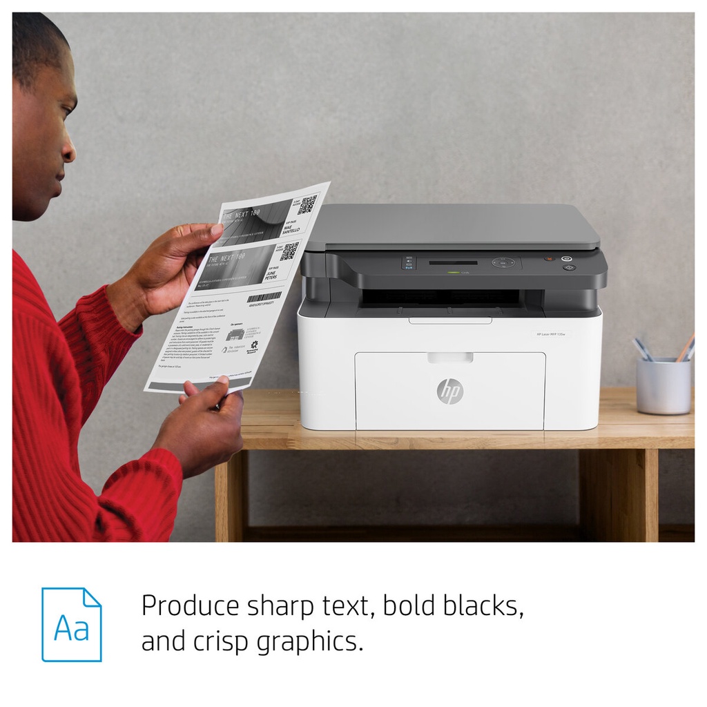 HP MFP 135a/135w Laser MultiFunction Printer Print Copy Scan Business Printer | Shopee Malaysia