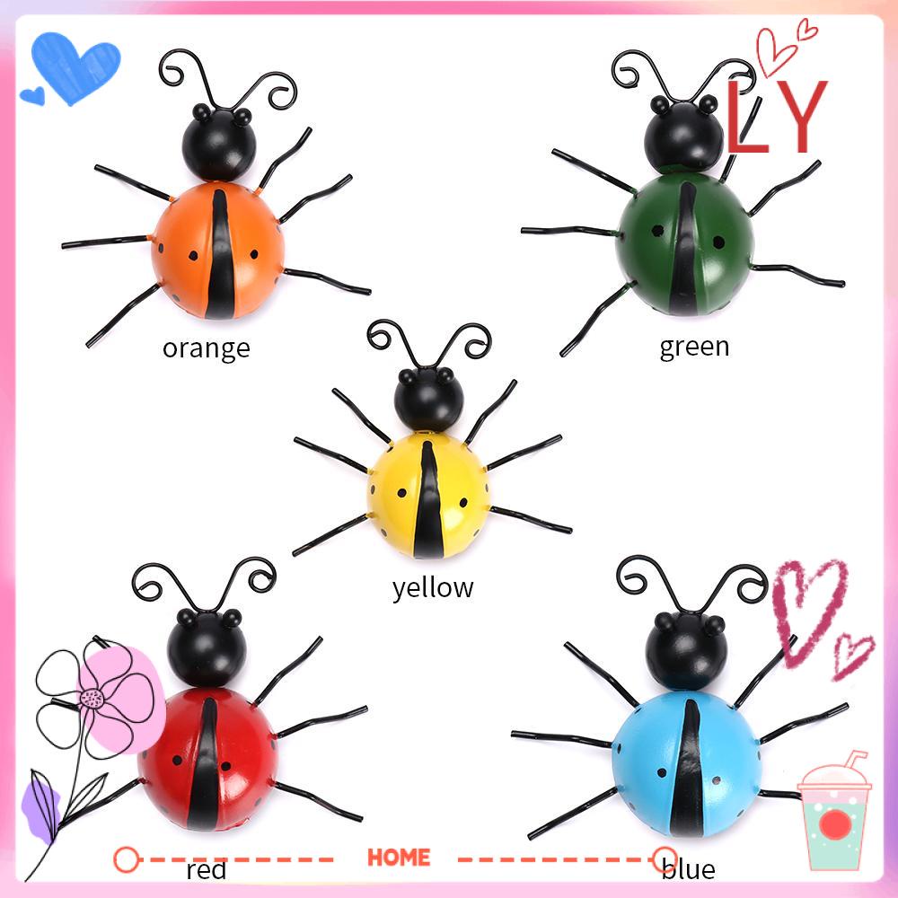 LY Backyard Metal Ladybugs Farmhouse Porch Garden Wall Decor Wall Art ...
