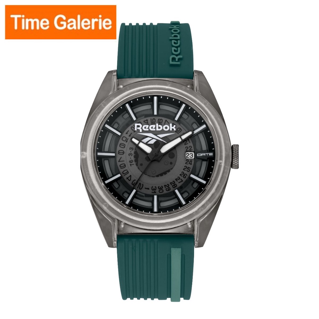 Reebok Walker Green Strap with Black Dial Analog Dial Men Watch RV-WAL ...