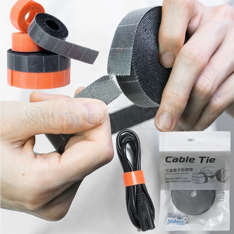 [ Featured ] Tear Type Data Cable Tie Headphone Cable Organizer Cable ...