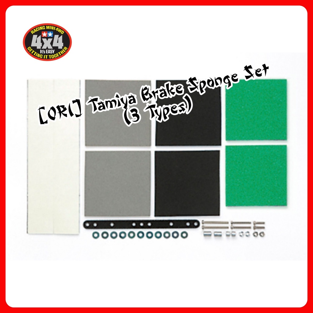 [ORI] Tamiya Brake Sponge Set (3 Types) | Shopee Malaysia