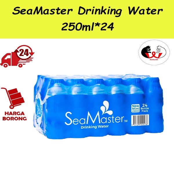 SeaMaster Drinking Water 250ml *24 bottle | Shopee Malaysia