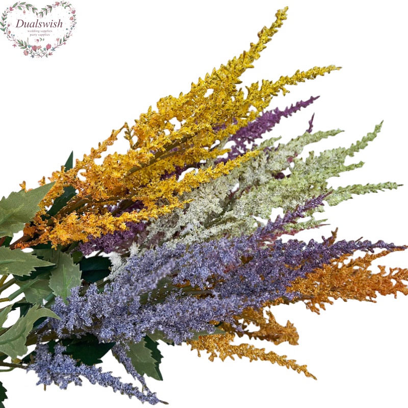 Dualswish Foam Spike Bouquet Simulated Grain Artificial Flower ...