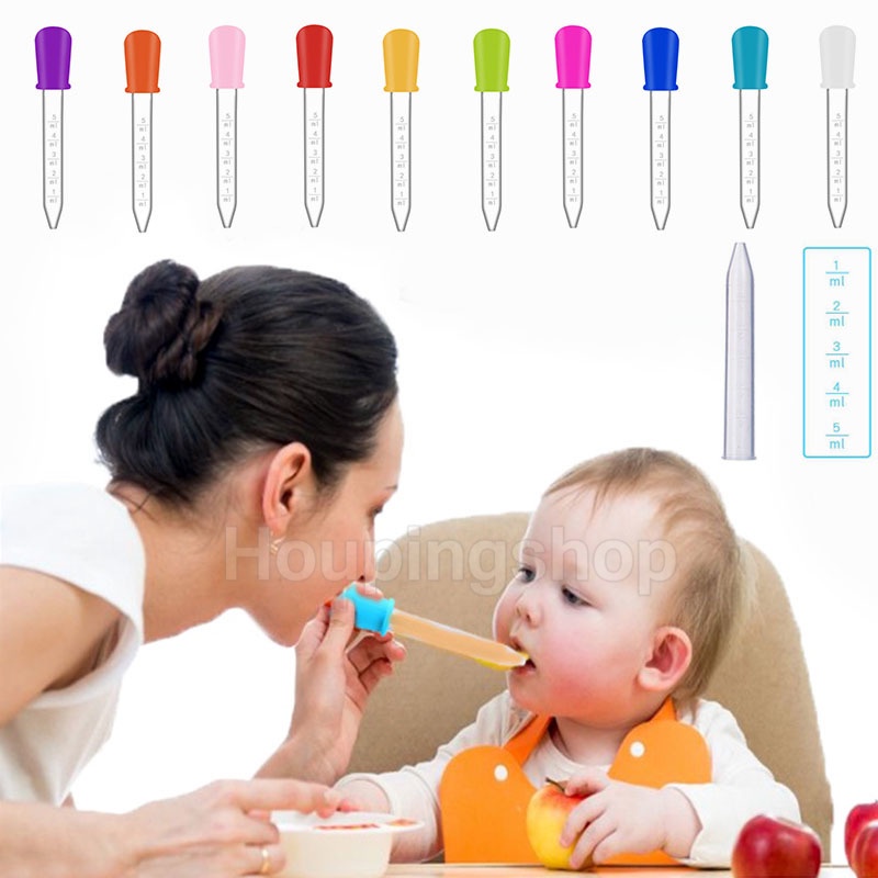 Mini Dropper 5ML Child Baby Dropper Type Medicine Feeder Clear Plastic ...