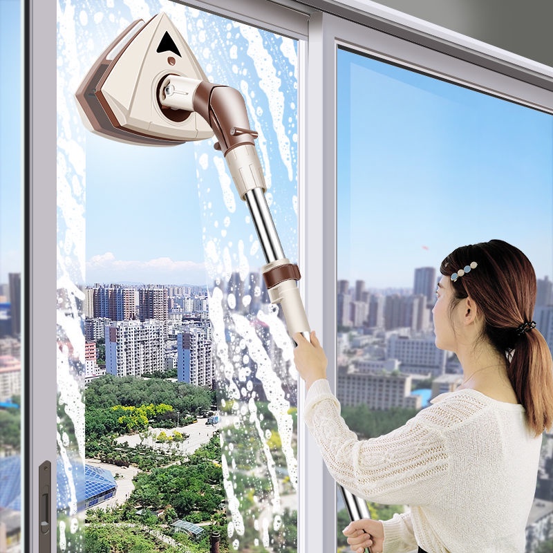 [Cleaning Tool] Glass Cleaning Tool High-Floor Household Single-Layer ...