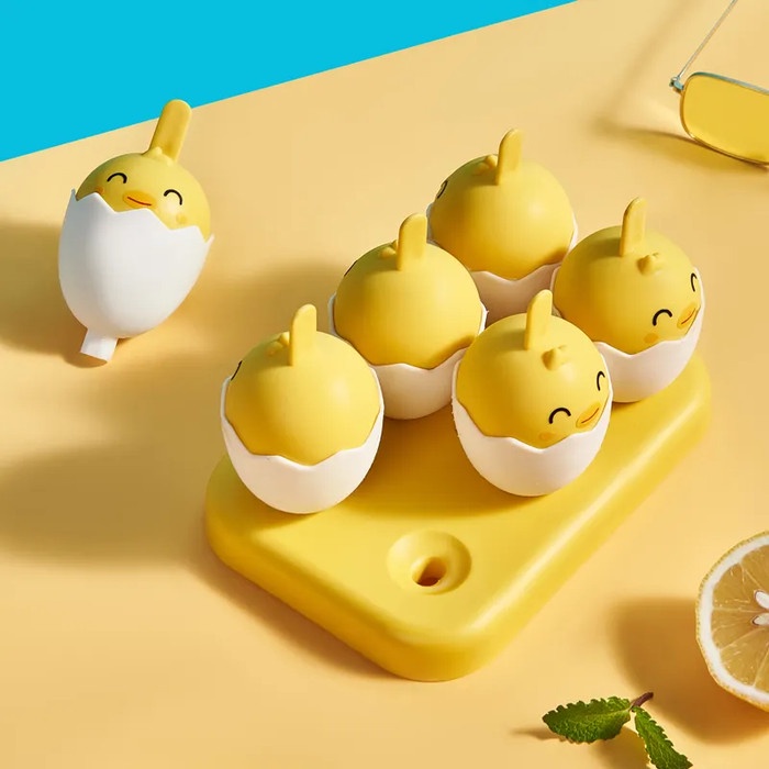 Ice CREAM MOLD, CUTE DUCK EGG SHAPED ICE MOLDING JELLY PUDDING MOLD ...