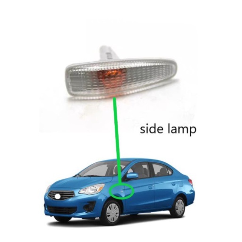 Auto Fender Side Turn Signal Lamp Fender Light For Mitsubishi Mirage G4 ...