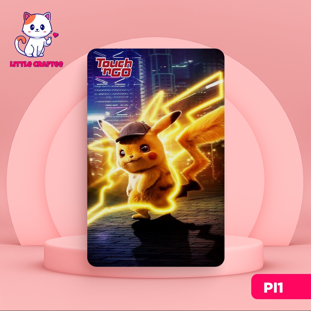 Pikachu [Series 1] - TnG Card Sticker Cover (Waterproof, High Quality ...