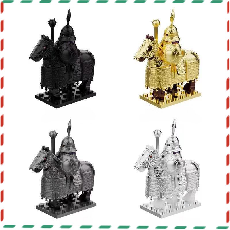 Building Block Toys Medieval Series Heavy Armored Soldier Iron Float ...