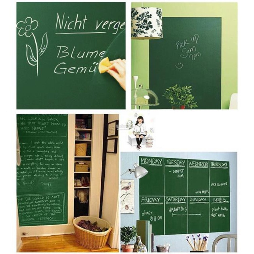 Green Board Sticker Pelekat Papan Hijau Removable Greenboard Wall ...