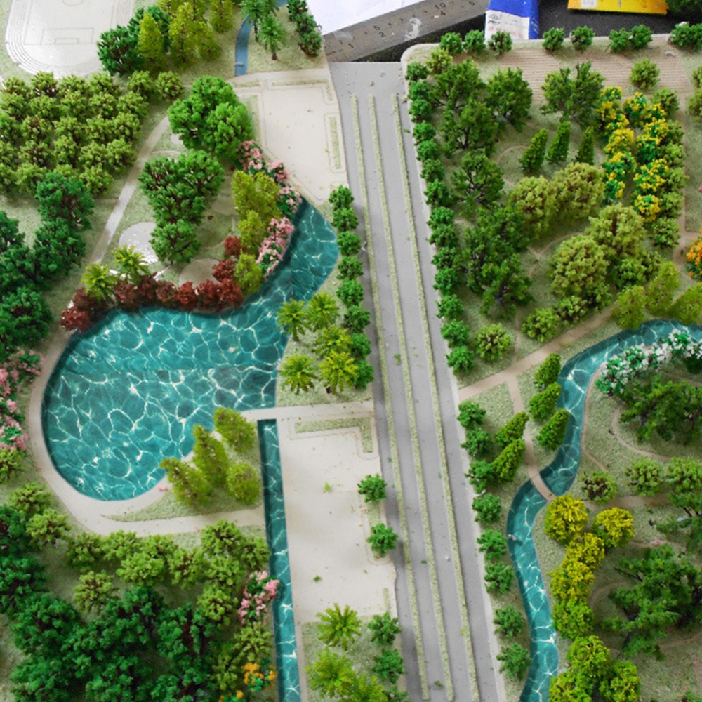 1pcs Ripple Water Effect River Diorama Scenery for DIY Model Railway ...