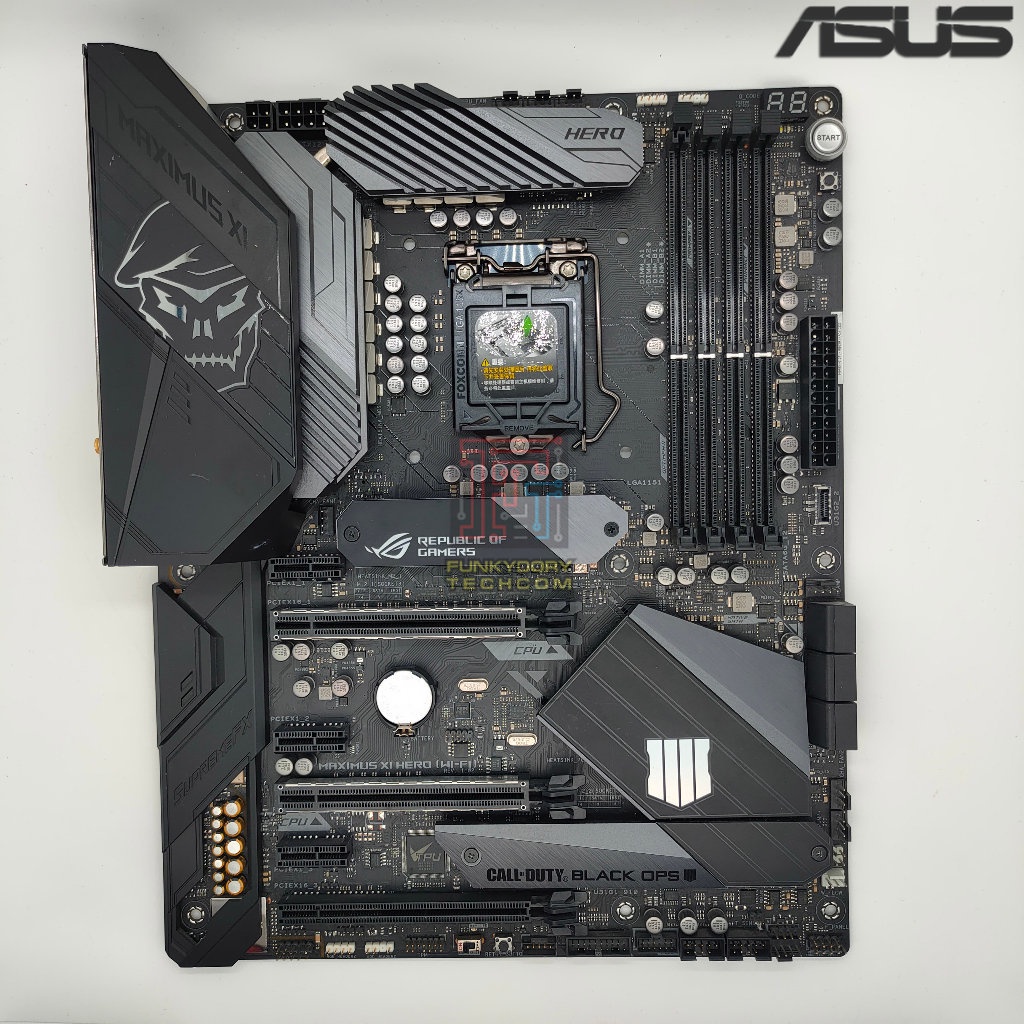 Asus ROG MAXIMUS XI HERO (WI-FI) Z390 CALL OF DUTY: BLACK OPS 4 EDITION ATX LGA1151 Motherboard ...