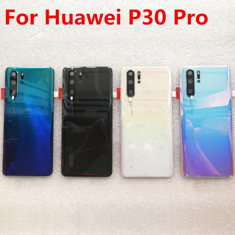 For P30 Pro Original Tempered Glass Back Cover Spare Parts For Huawei P30 Pro Back Battery Cover ...