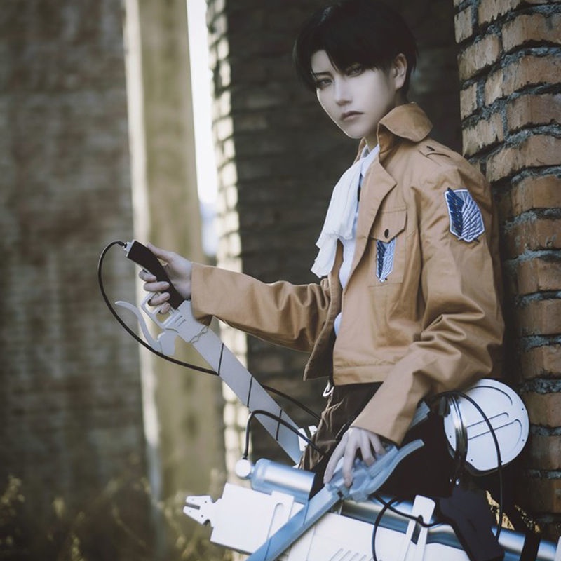Attack on Titan Eren Jaeger Mikasa·Ackerman cosplay Costume Wings of Freedom cos Full Set Allen ...