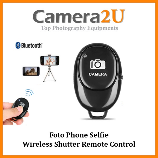 Foto Premium Quality Wireless Bluetooth Phone Selfie Shutter Release ...