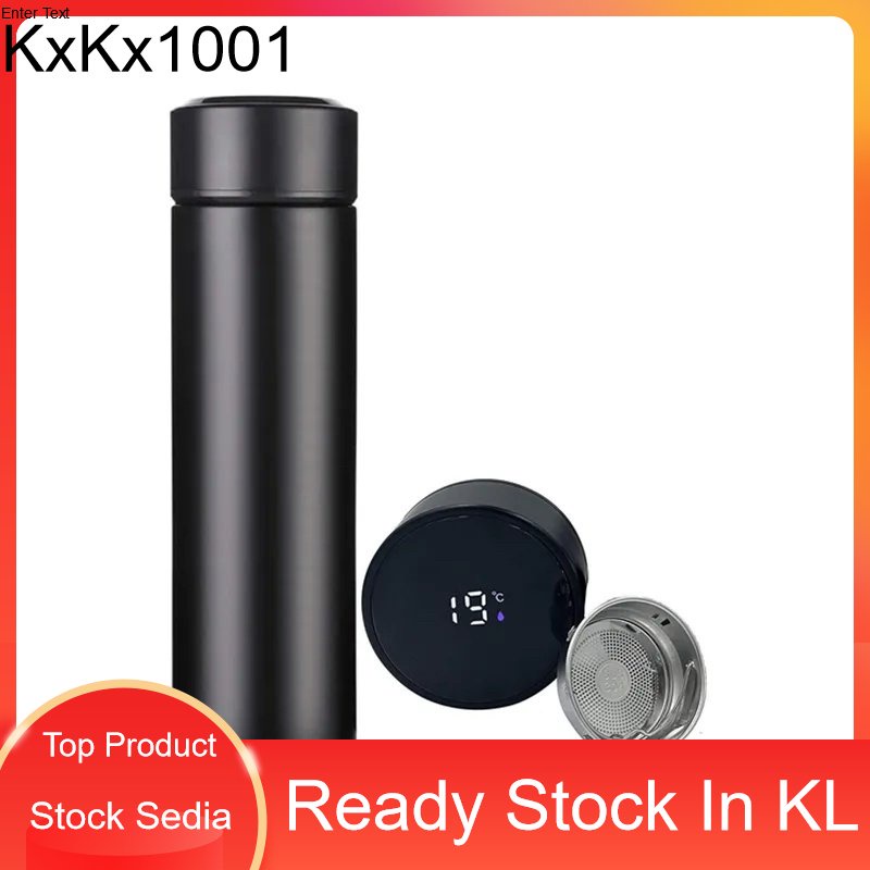Thermos Bottle Smart Temperature Led Display Fashion Smart Temperature ...