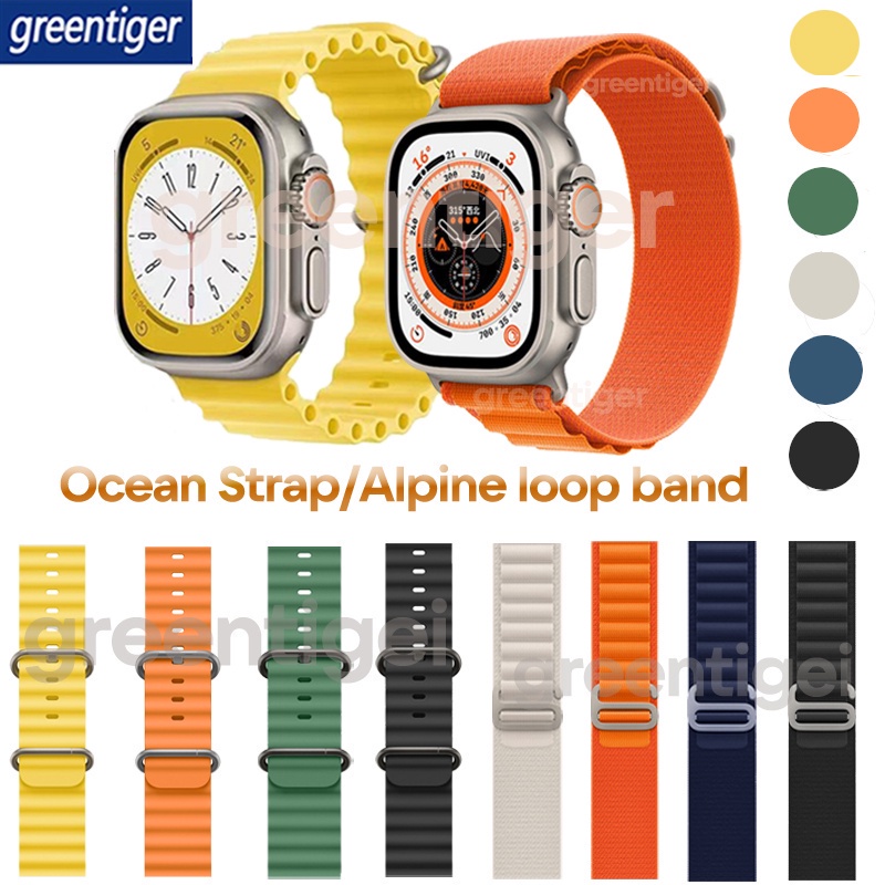Ocean Strap for Alpine watch band Watch Strap Silicone 20mm/22mm Sport ...