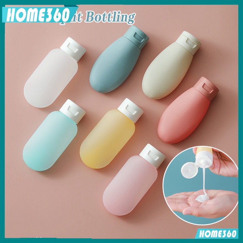 60ML Portable Silicone Travel Tubes Squeeze Cosmetic Containers Soft ...