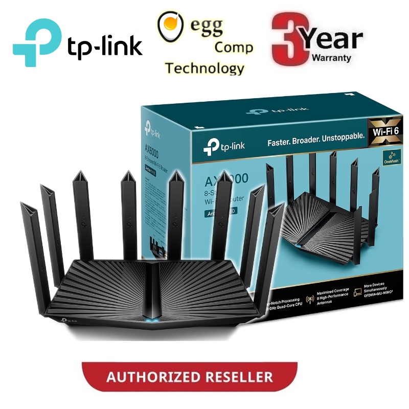 TP-Link Archer AX80 AX6600 8-Stream WiFi 6 Wireless Router with 2.5G ...