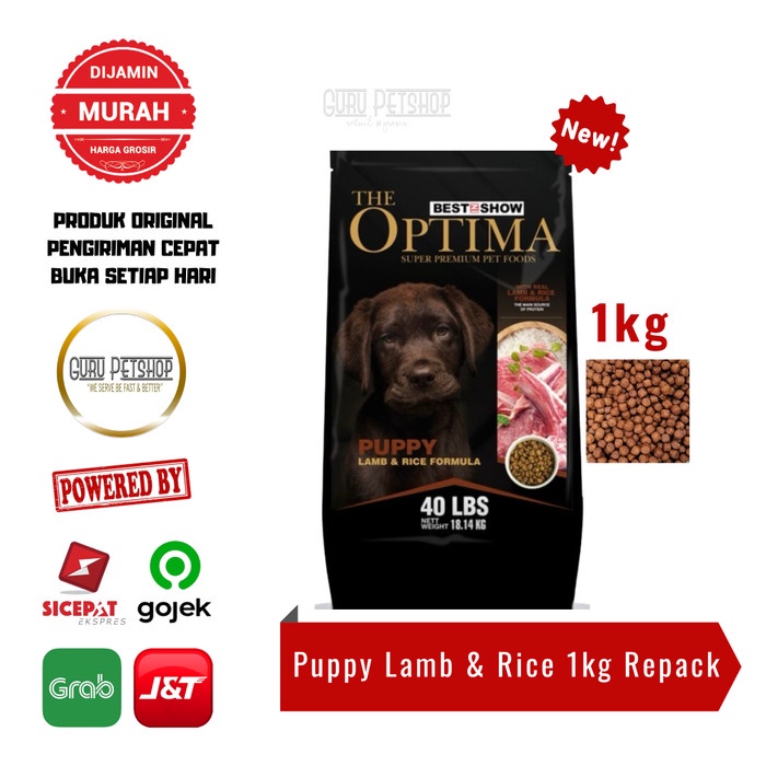 Optima Puppy Lamb 1kg Dog Food Optima Puppy Lamb & Rice | Shopee Malaysia