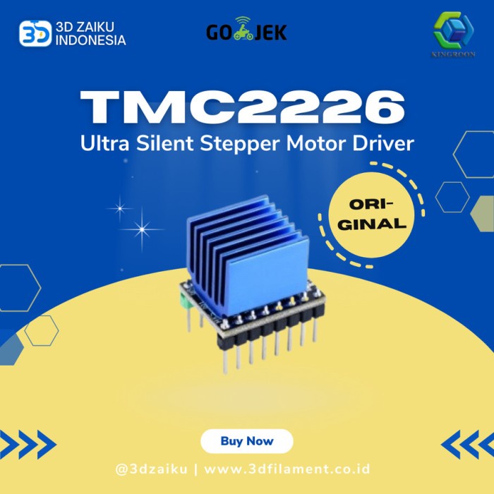 Original Kingroon TMC2226 Ultra Silent Stepper Motor Driver | Shopee Malaysia