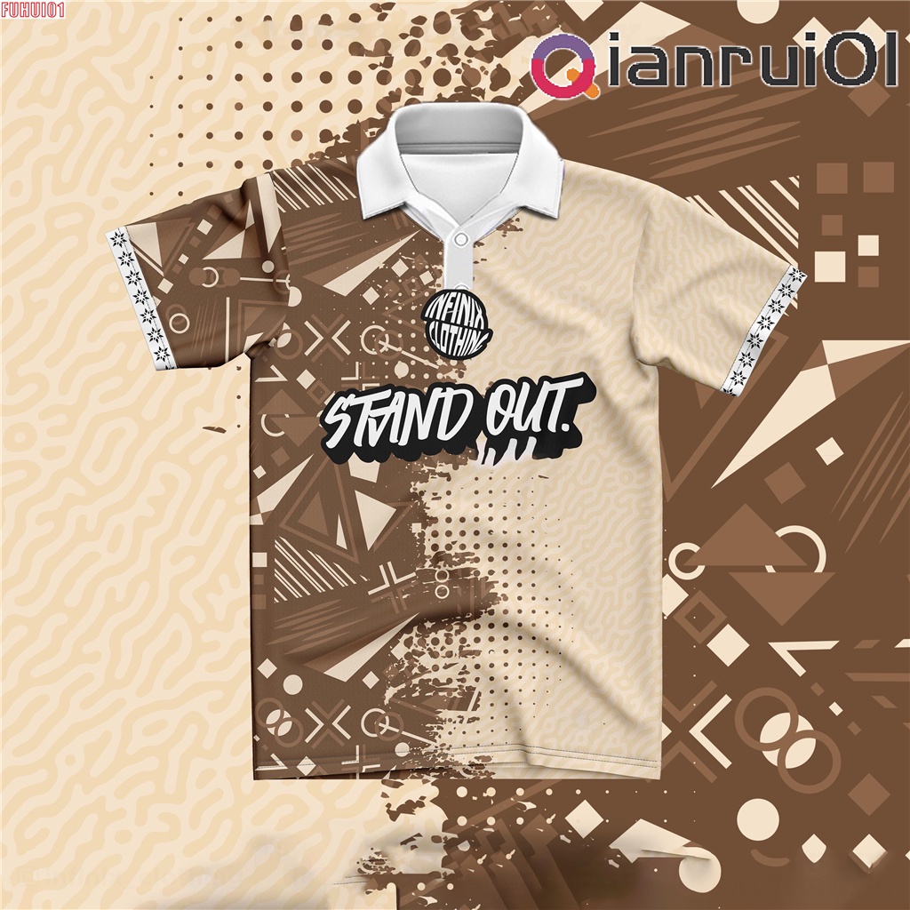 (Fuhui01) Oversized Retro Streetwear Jersey - EDISI GEOMETRY 2023 Choii ...