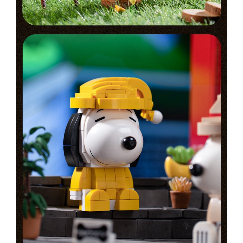 Peanuts Snoopy building block brick toy | Shopee Malaysia