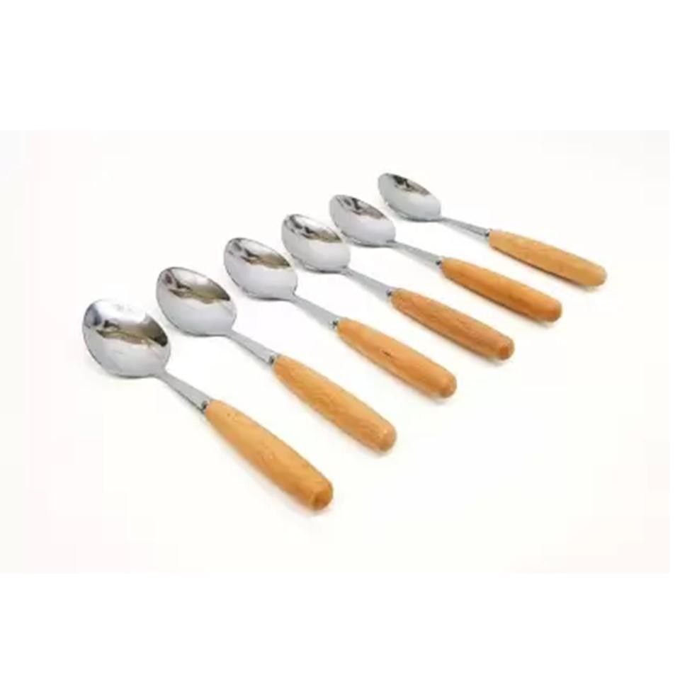 Spoon Set 6 Pcs Stainless Steel Thick High Quality Kitchen Utensil ...