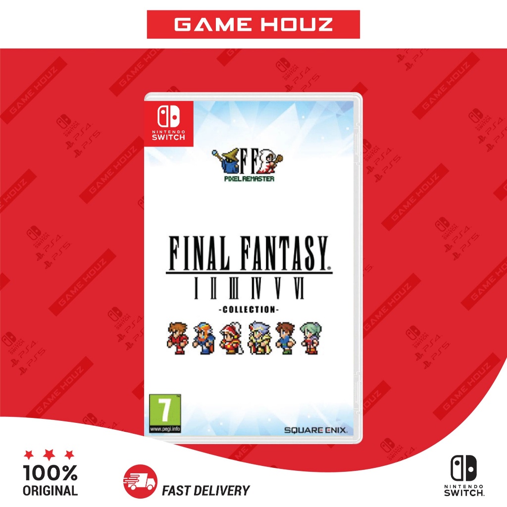 (Nintendo Switch) FF Pixel Remastered: Final Fantasy I - VI Collection ...