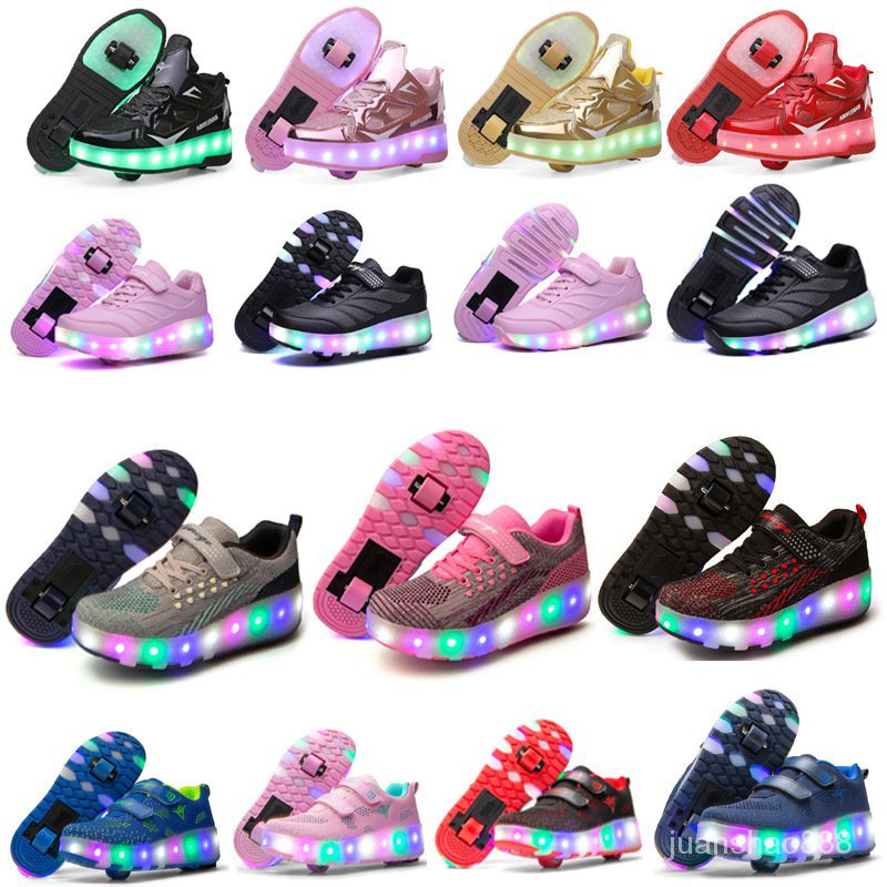 Mall quality 】change shoes for adult Heelys luminous charging Kapi ...
