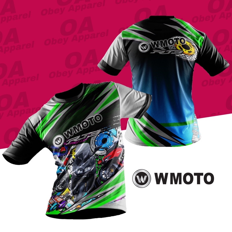 sublimation rt3 tshirt wmoto | limited edition | baju wmoto rt3 | baju ...