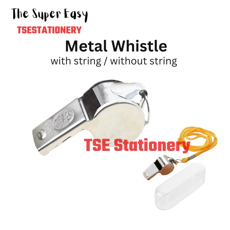 Metal Whistle With Strings Wesel Thick Belt Rope, Outdoor Training ...