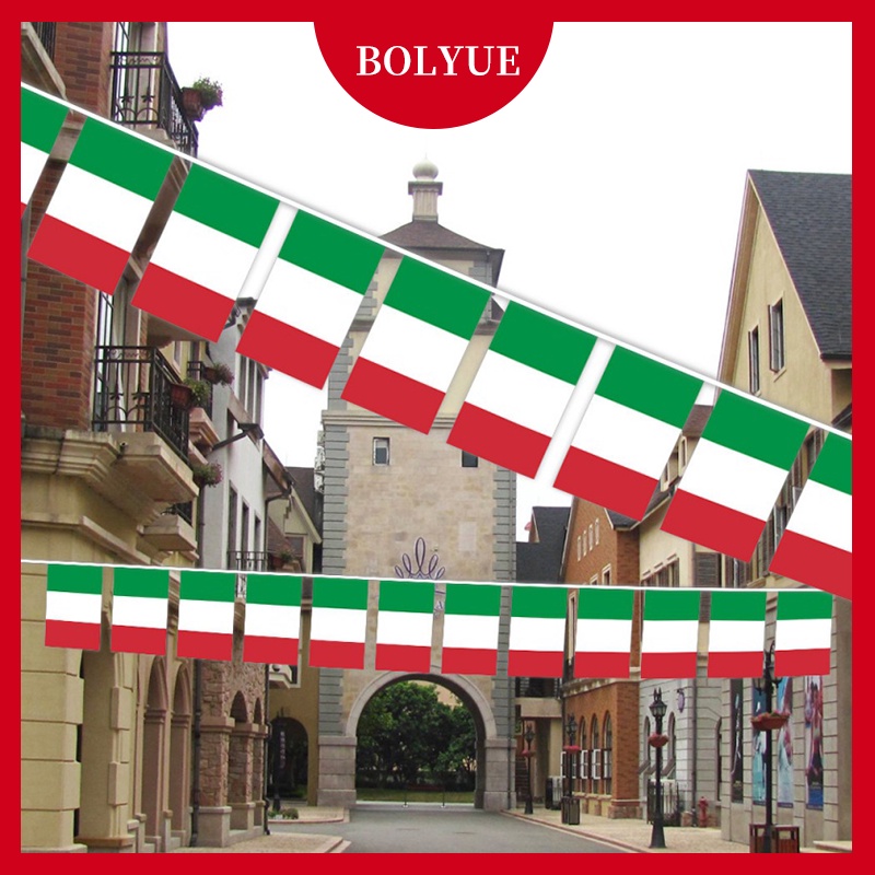 Italy String Flags World Flags National Day Decoration Flags | Shopee ...