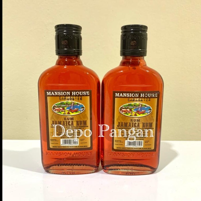 Rum ESSENCE JAMAICA 250 ML / JAMAICA RUM MANSION HOUSE / CAKE FLAVOR ...