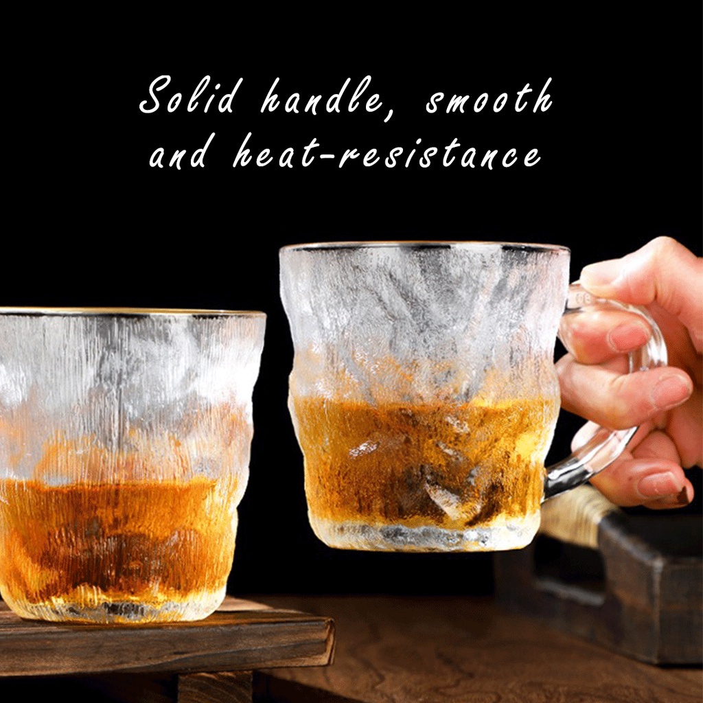 Gelas Cawan Kaca Besar Big Breakfast Cup Japan Glacier Transparent ...