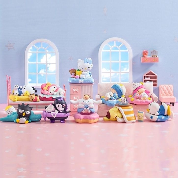 New Sanrio Mystery Box Whole Set National Version Sleeping Safely ...