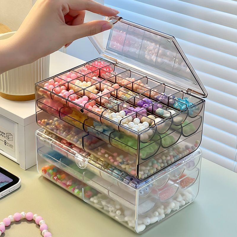Beaded Storage Box › Beaded Storage Box Drawer Type Acrylic Handmade ...