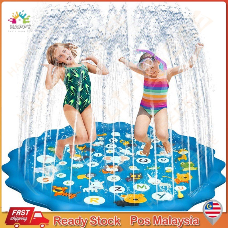 【🇲🇾24h】170cm Splash Pool Sprinkle Fountain Pad Sprinkler for Indoor ...