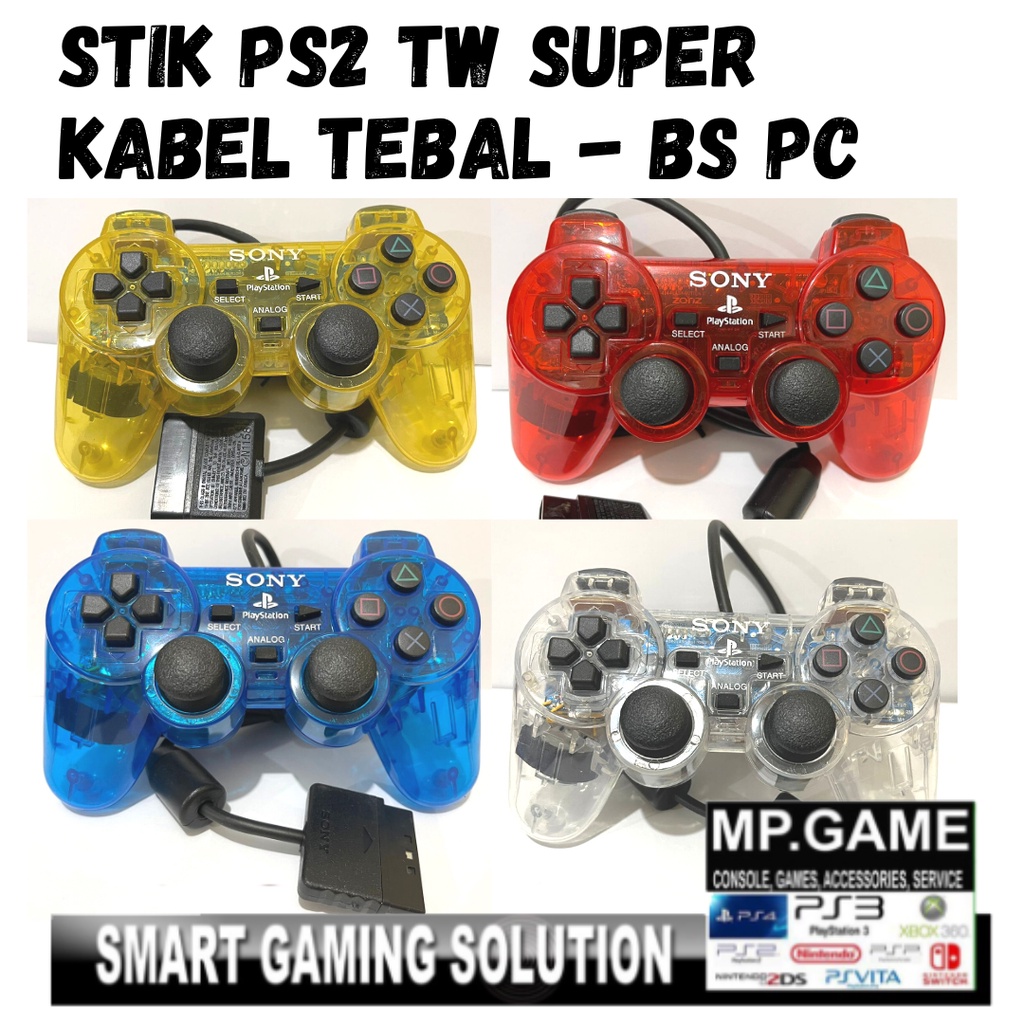 Ps2 Stick TRANSPARENT COLOR PS2 Stick TW Super Thick Quality Cable PC ...