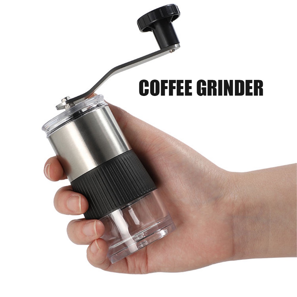 Hand Coffee Grinder Mini Stainless Steel Ceramic Conical Burr Manual ...