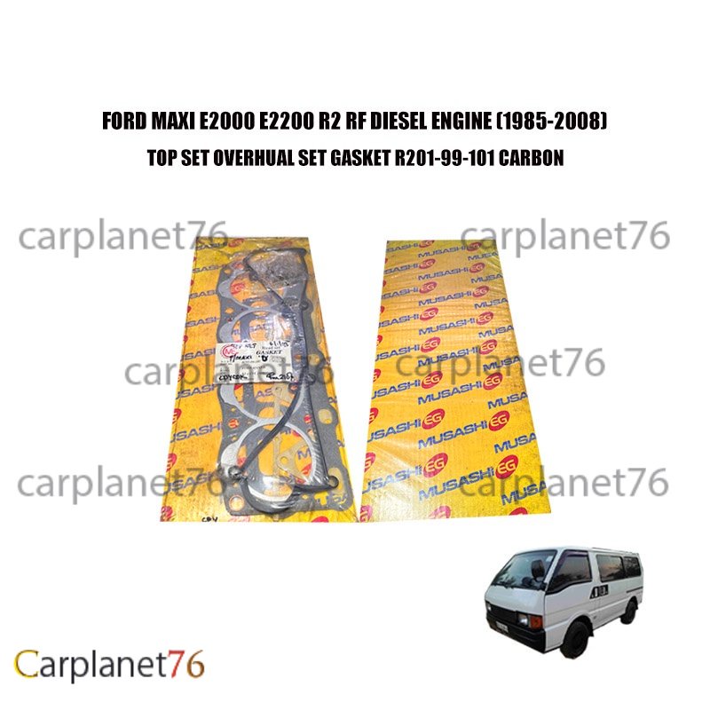 FORD MAXI E2000 E2200 R2 RF DIESEL ENGINE (1985-2008) TOP SET OVERHUAL ...