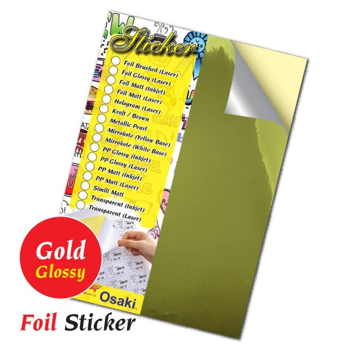 A4 Laser Sticker | Foil Sticker | Silver Sticker | Gold Sticker ...