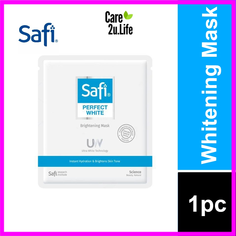 Safi Perfect White Face Mask Brightening 17ml 1pc Sheet Whitening ...