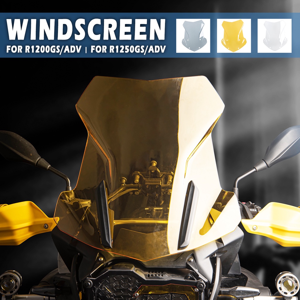 Ultrasupplier For BMW R1200GS ADV R1250GS Windshield Windscreen Wind ...