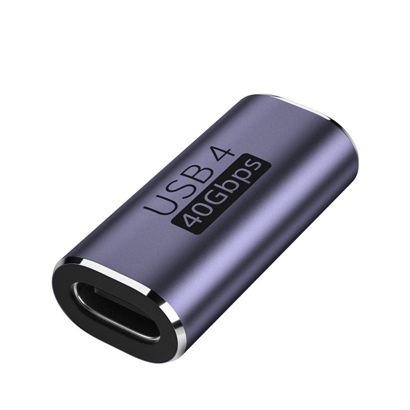 USB4 40Gb Thunderbolt 3 PD 100W 4K 8K Type-C Female to Male Coupler USB ...